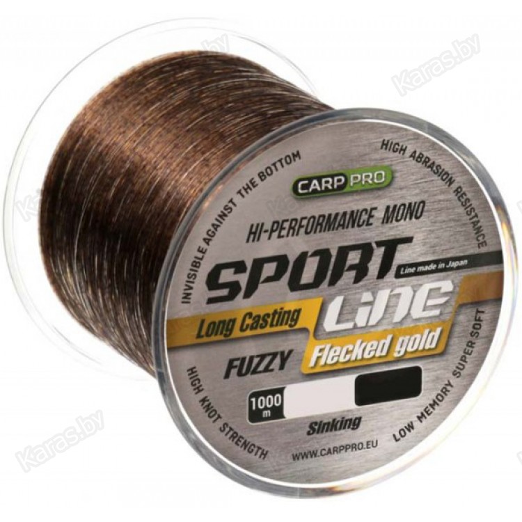 Леска монофильная Carp Pro Sport Line Flecked Gold 1000 м купить в ...