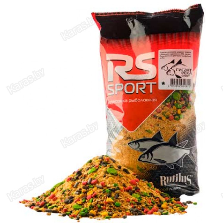 Прикормка RS Sport Гигант река спорт (светлая) 1кг купить в Минске ...